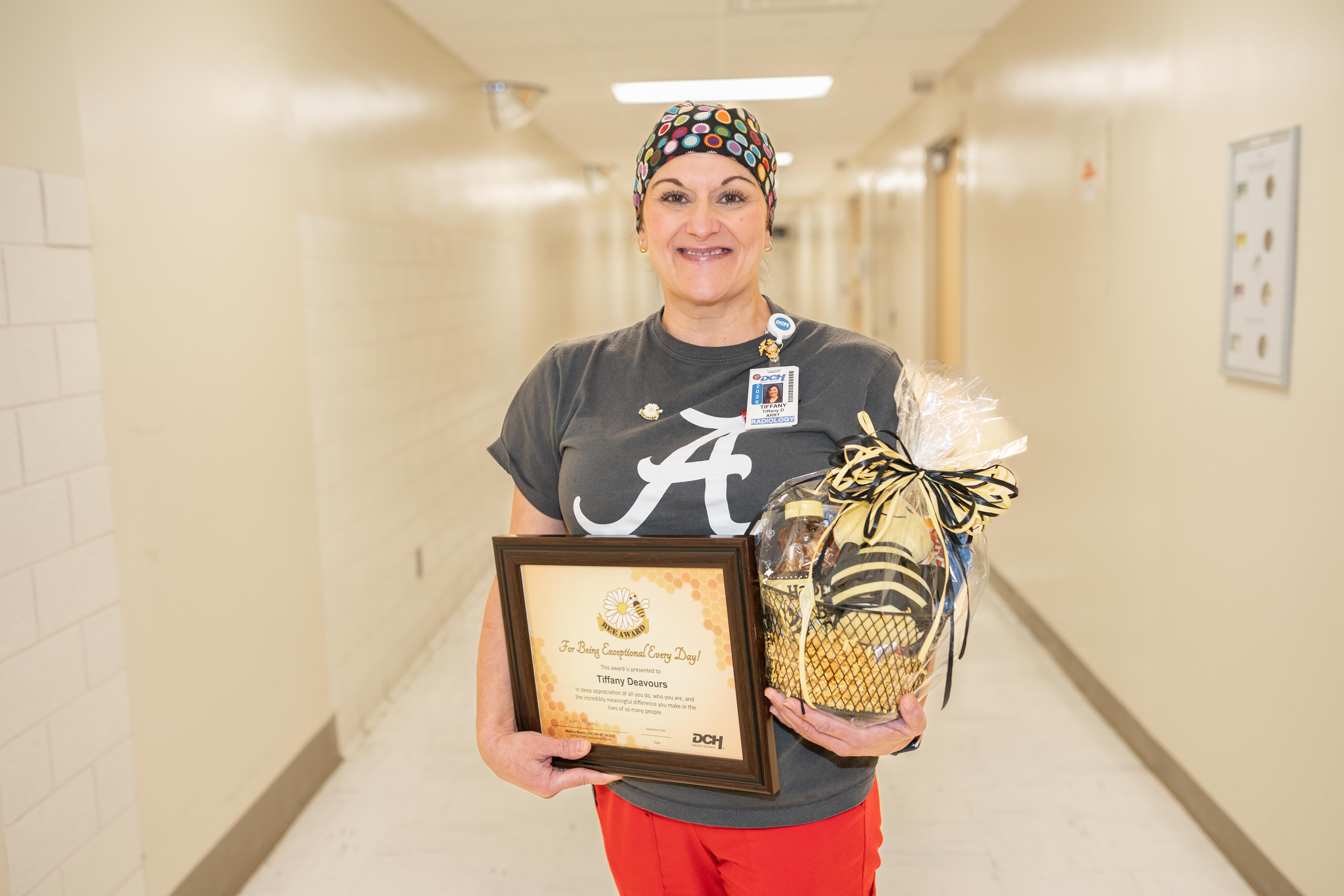 Congratulations to DCH's latest BEE winner, Tiffany Deavours!