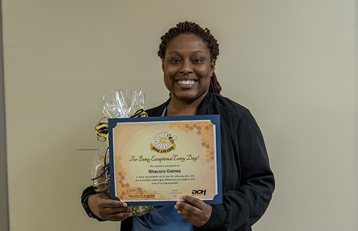 BEE Award Goes to Shacora Gaines