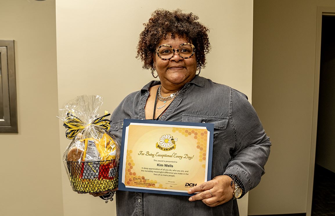 Wells Named Latest Recipient of DCH's BEE Award